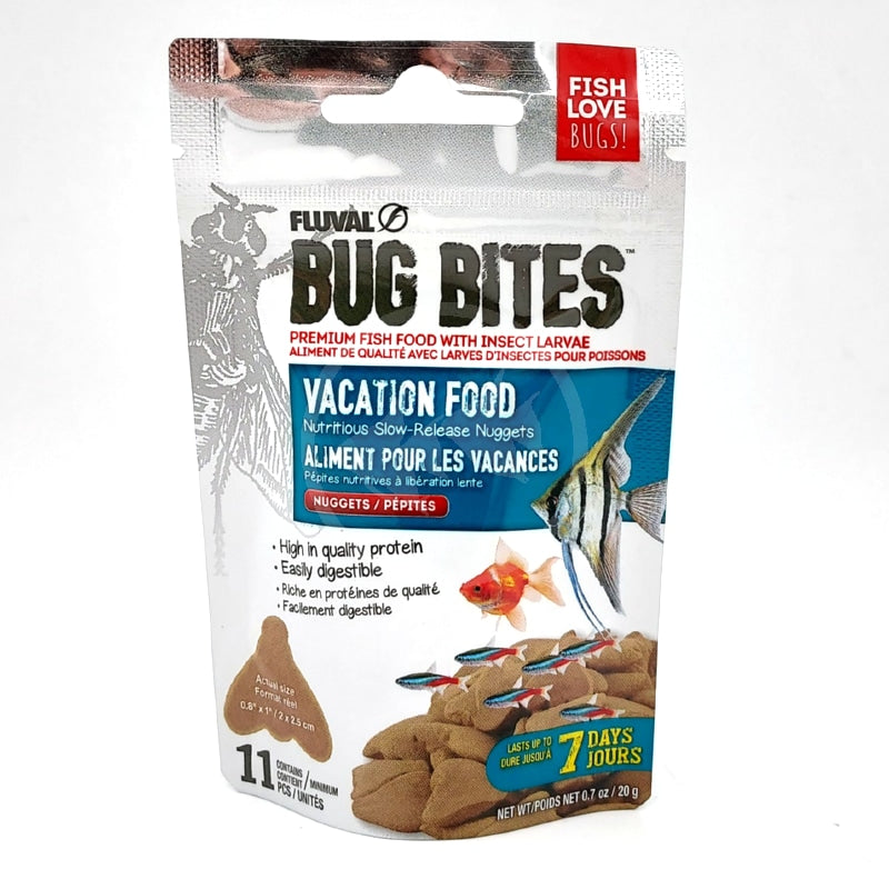 Fluval Bug Bites - Vacation Food - 20g – Whitlyn Aquatics