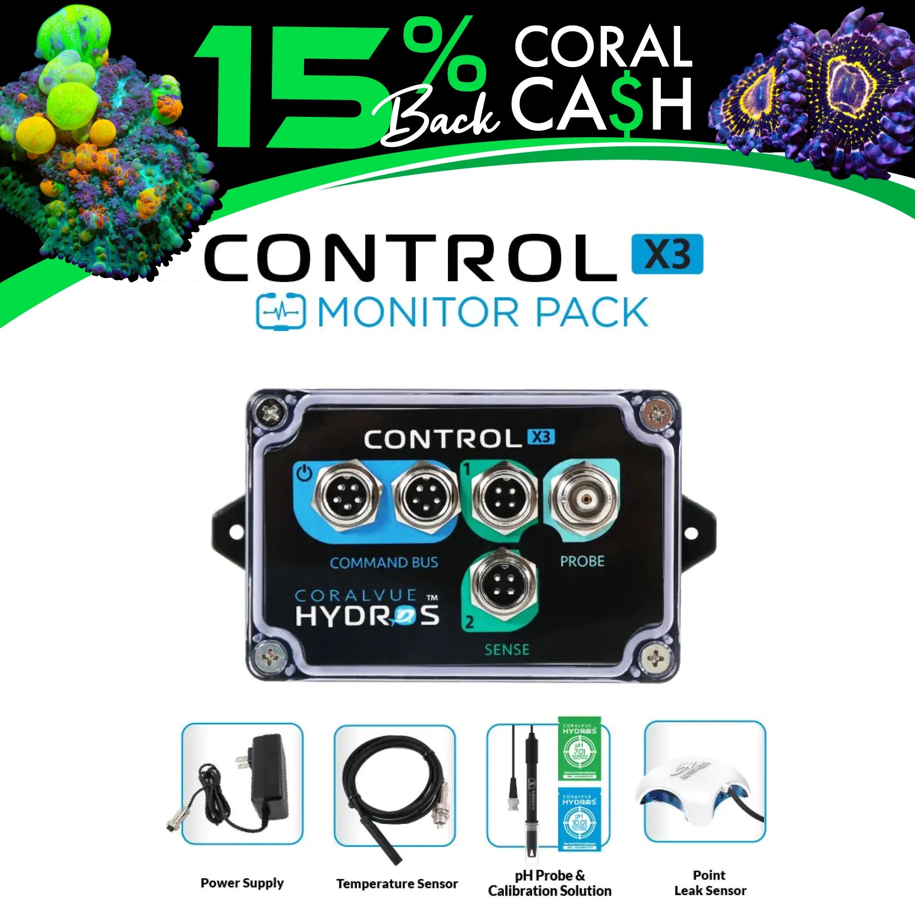 Hydros Control x3 Monitor Pack – Whitlyn Aquatics